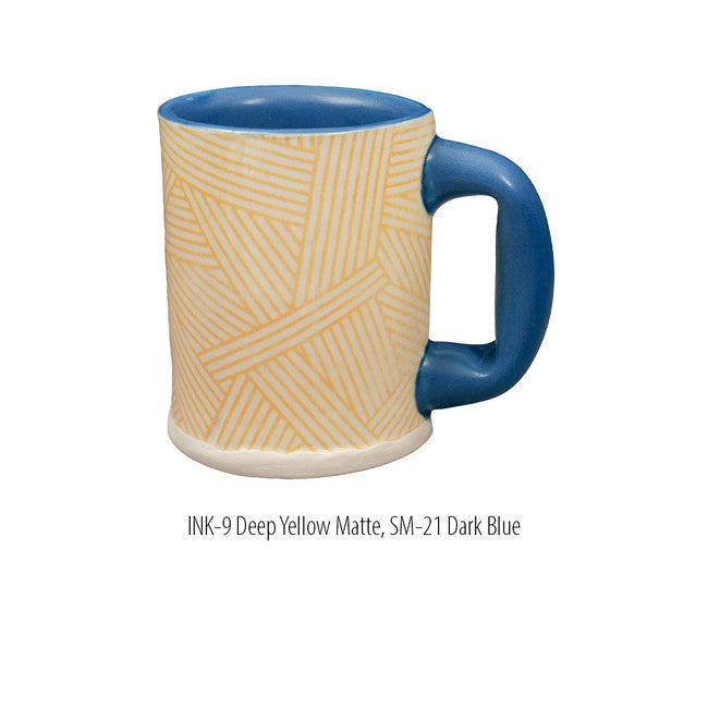 Deep Yellow Matte Ceramic Ink Amaco INK-09 34007G – The Potter's Center