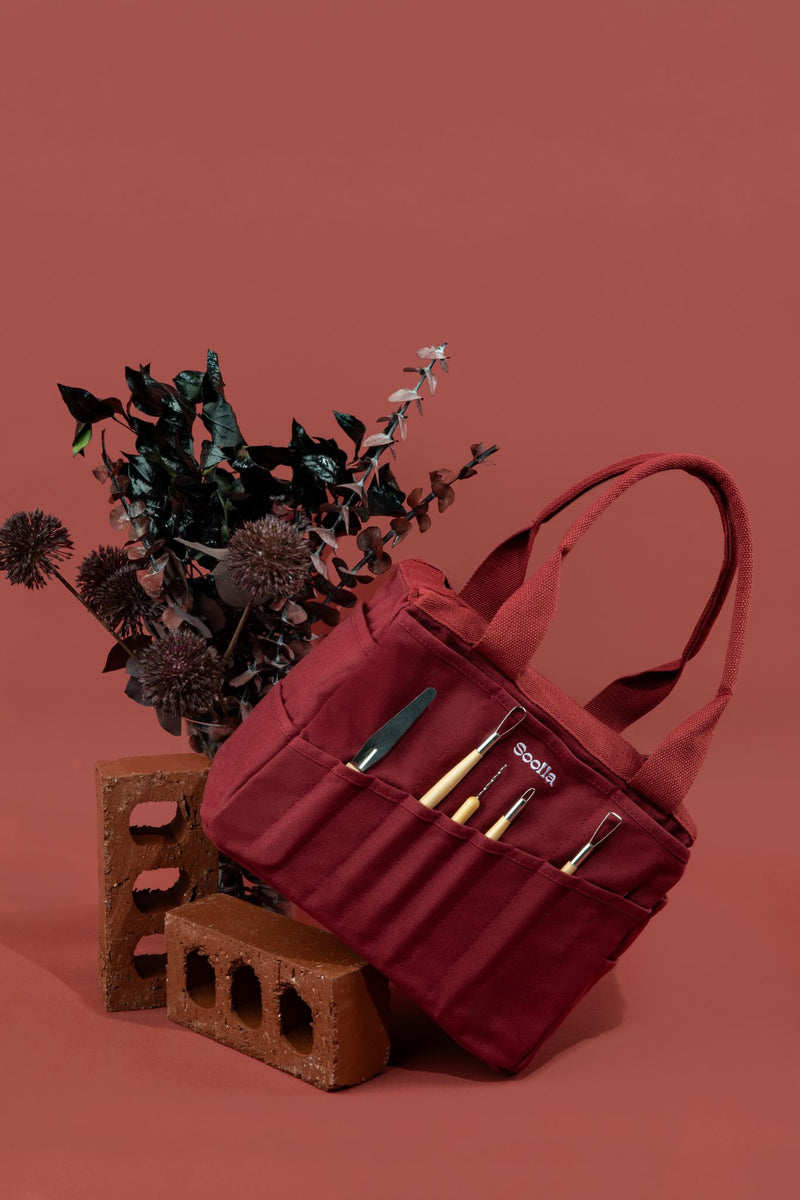 Soolla Studio Bag - Sangria – The Potter's Center