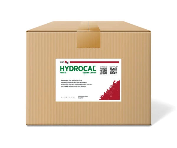 Hydrocal White Gypsum Cement, USG, MPLHYCALW50 – The Potter's Center