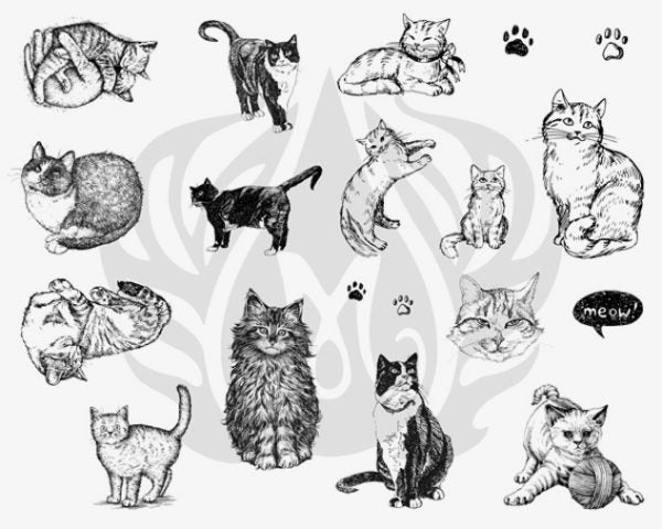 Designer Silkscreen Cats - Mayco DSS-0120 – The Potter's Center