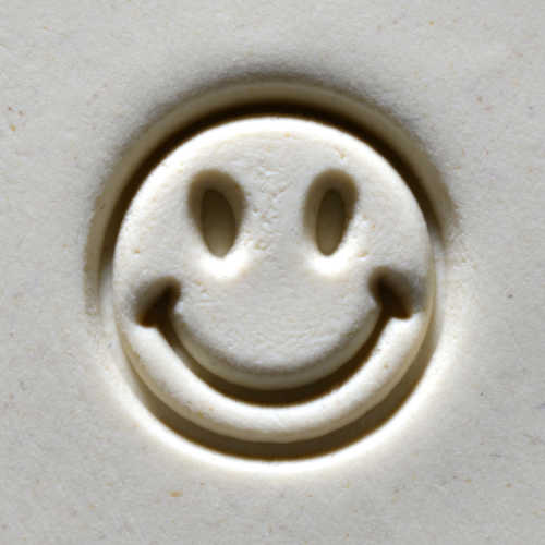 MKM Medium Round Stamp Smiley Face SCM-201 – The Potter's Center